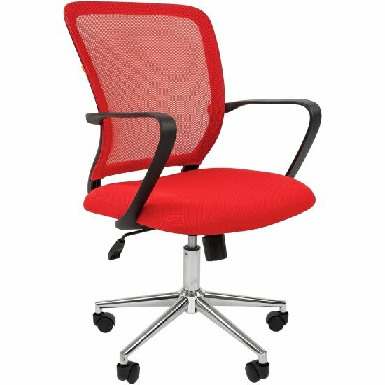 Кресло офисное Chairman 698 Россия TW-69 красный new