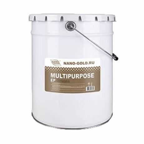 Смазка NANO GREASE GOLD MULTIPURPOSE EP Grease пластичная литиевая противозадирная, ведро, 18 кг NLGI-2