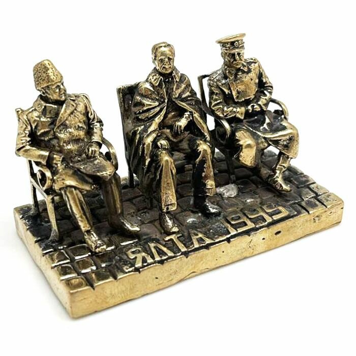 Статуэтка Вожди Ялта 1945 КР-074С