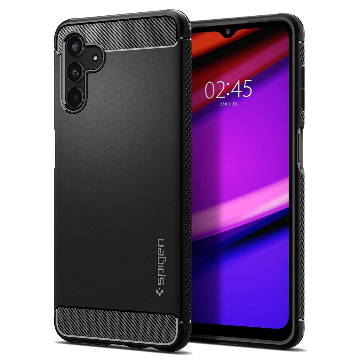 Чехол SPIGEN для Galaxy A04s - Rugged Armor - Черный - ACS04692