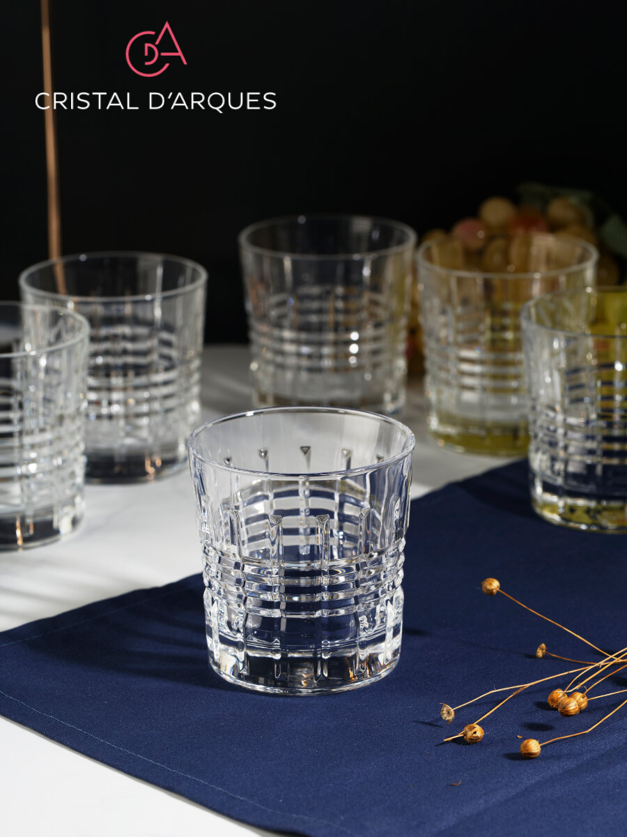 Набор стаканов CRISTAL D'ARQUES "RENDEZ-VOUS" 4 шт, 320 мл, низкие