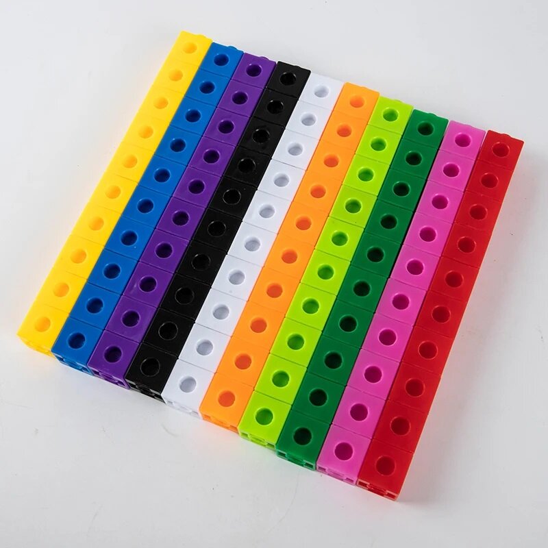 Кубики "Numbers Math конструктор" 100 кубиков для счета и математики — фото 1