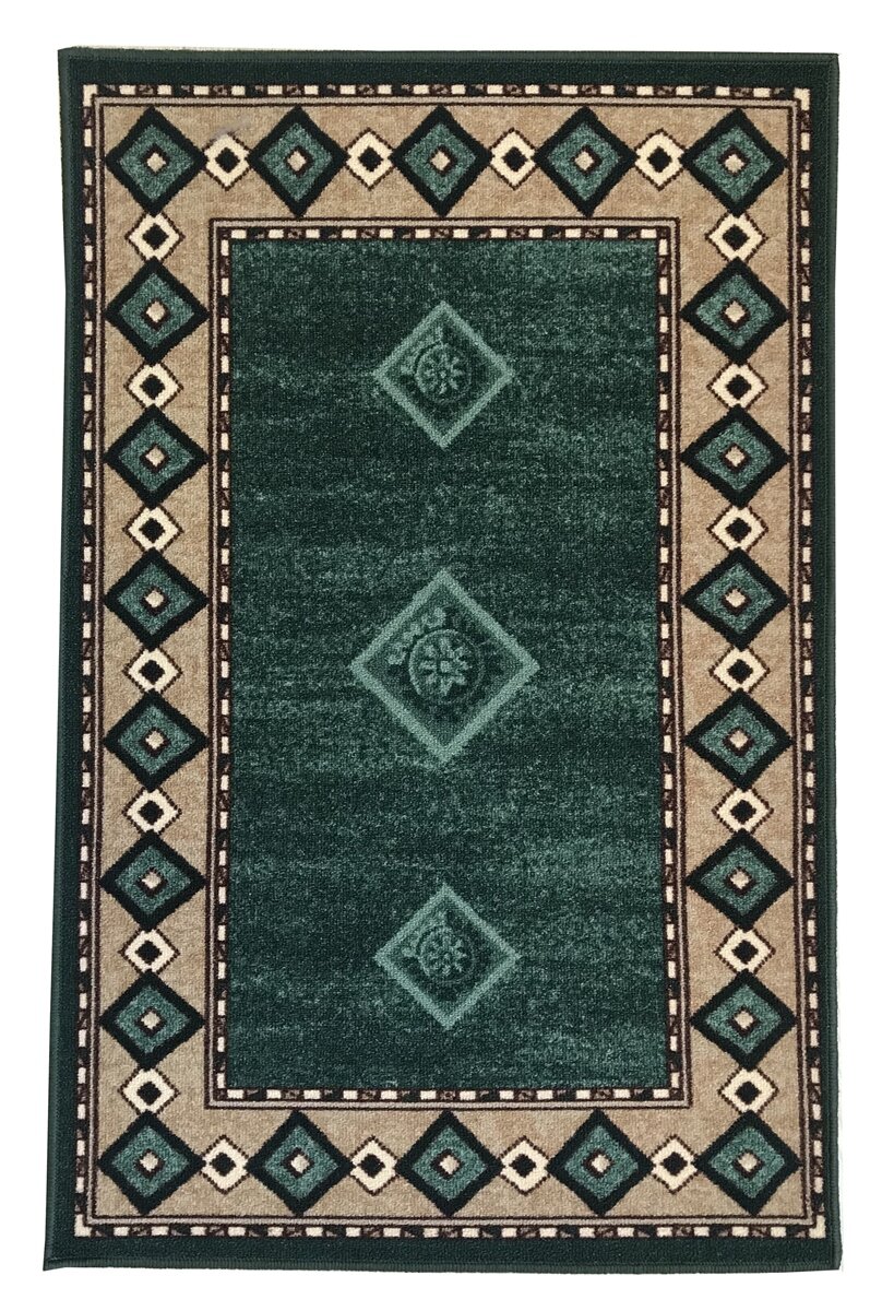 Коврик для ванной туалет, Нью Соса, 100х150, 74796-70, зеленый
