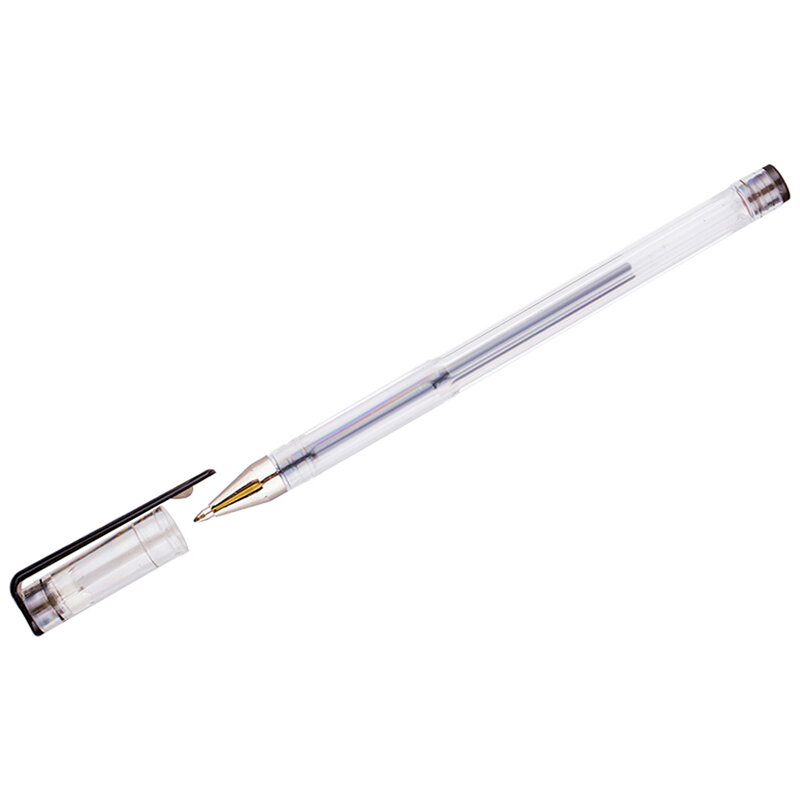 Ручка гелевая OfficeSpace черная, 0,5мм, GPA100/BK_1717/180139