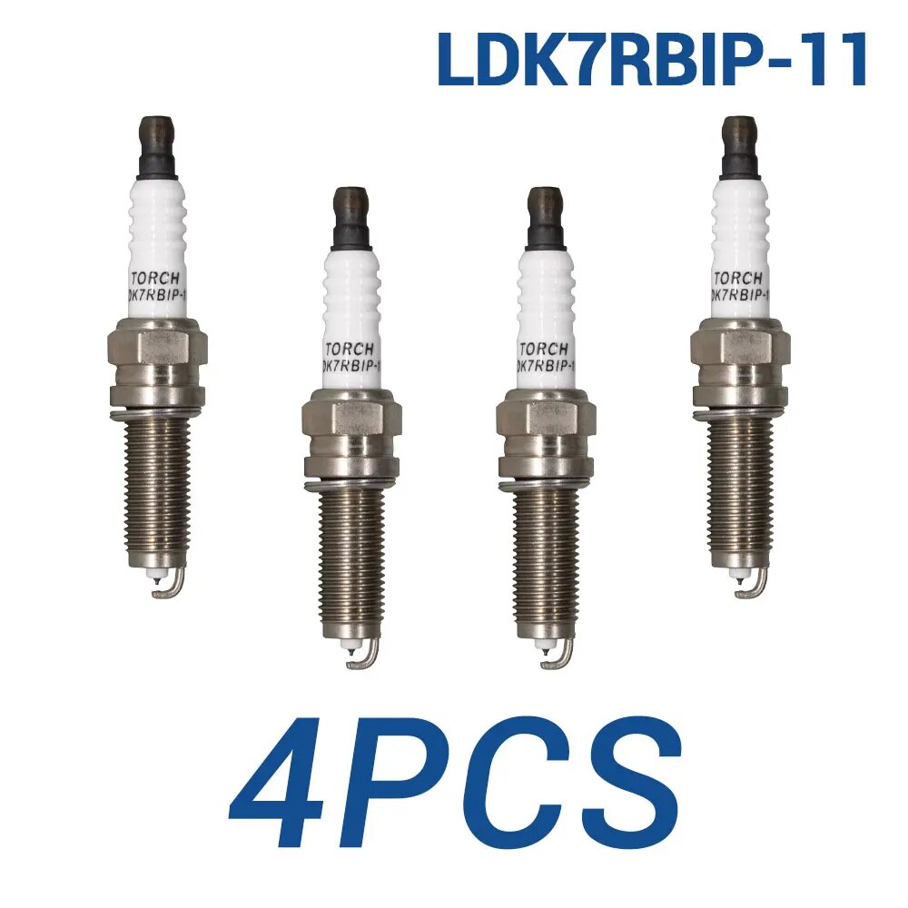 2-8PCS Иридиевые свечи зажигания Факел LDK7RBIP-11 Замена для ILZKR7B11GS Honda 12290-R41-L01 12290R41L01 YR7SII3520X DXU22HCR-D11S 4 pieces LDK7RBIP-11