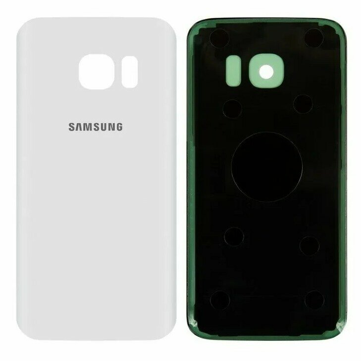 Задняя крышка для смартфона: Samsung Galaxy S7 Edge SM-G935FD White со стеклом камеры