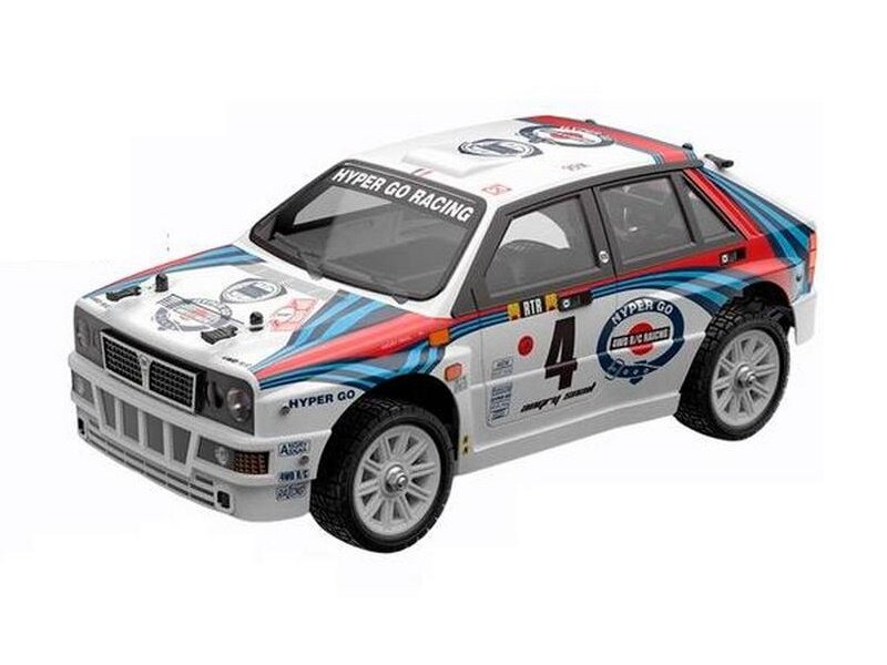 Радиоуправляемая машина для дрифта MJX Hyper Go 14302 Lancia Delta Brushless 4WD 2.4G LED 1/14 RTR