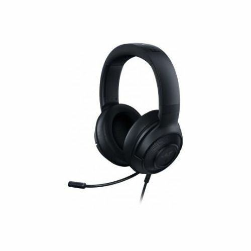 Гарнитура игровая Razer Kraken X Lite, для компьютера и игровых консолей, мониторные, проводные, черный [rz04-02950100-r381]