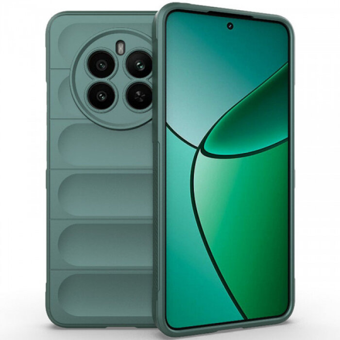 Flex Silicone Противоударный чехол для Realme 12 Plus 5G / Realme 12 4G / 13 4G с защитой камеры и микрофиброй