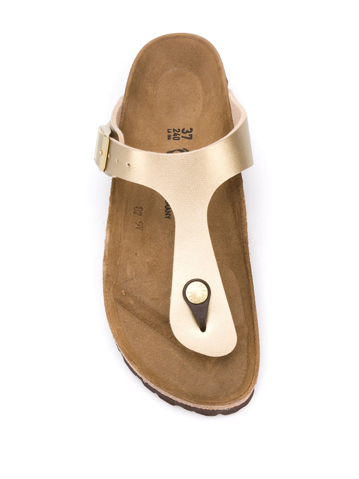 Босоножки Birkenstock Gizeh, размер 40 EU, gold — фото 1