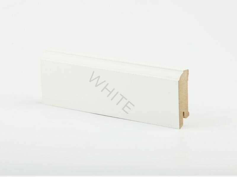 Плинтус Напольный МДФ Ликорн W28-60 Белый В60хТ16хД2050 мм DeArtio.