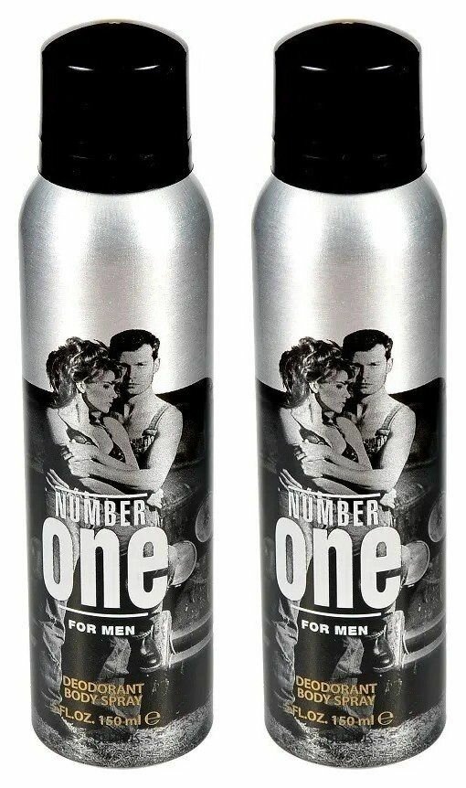 Paris Line Parfums Дезодорант мужской Number One 150 мл, 2 шт