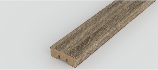 Рейка интерьерная WOODWALL, Цвет Дуб Сонома, МДФ декоративная для стен зонирования комнаты потолка для перегородки, комплект 16 штук