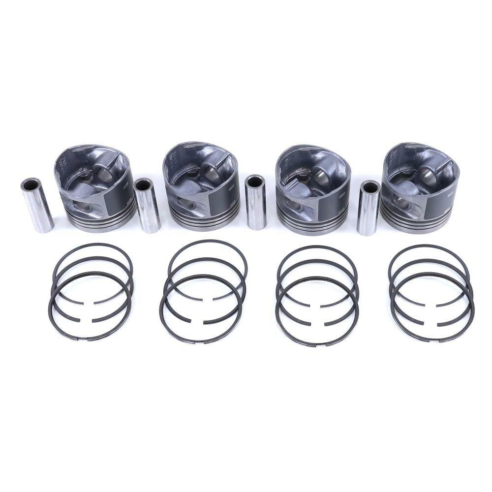 Поршневая группа кт. (4 шт.) 82,4 с кольцами ВАЗ-21083 группа В Кострома