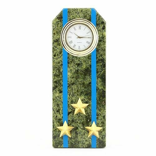 Часы Погон полковник ВВС, ВКС, ВДВ камень змеевик