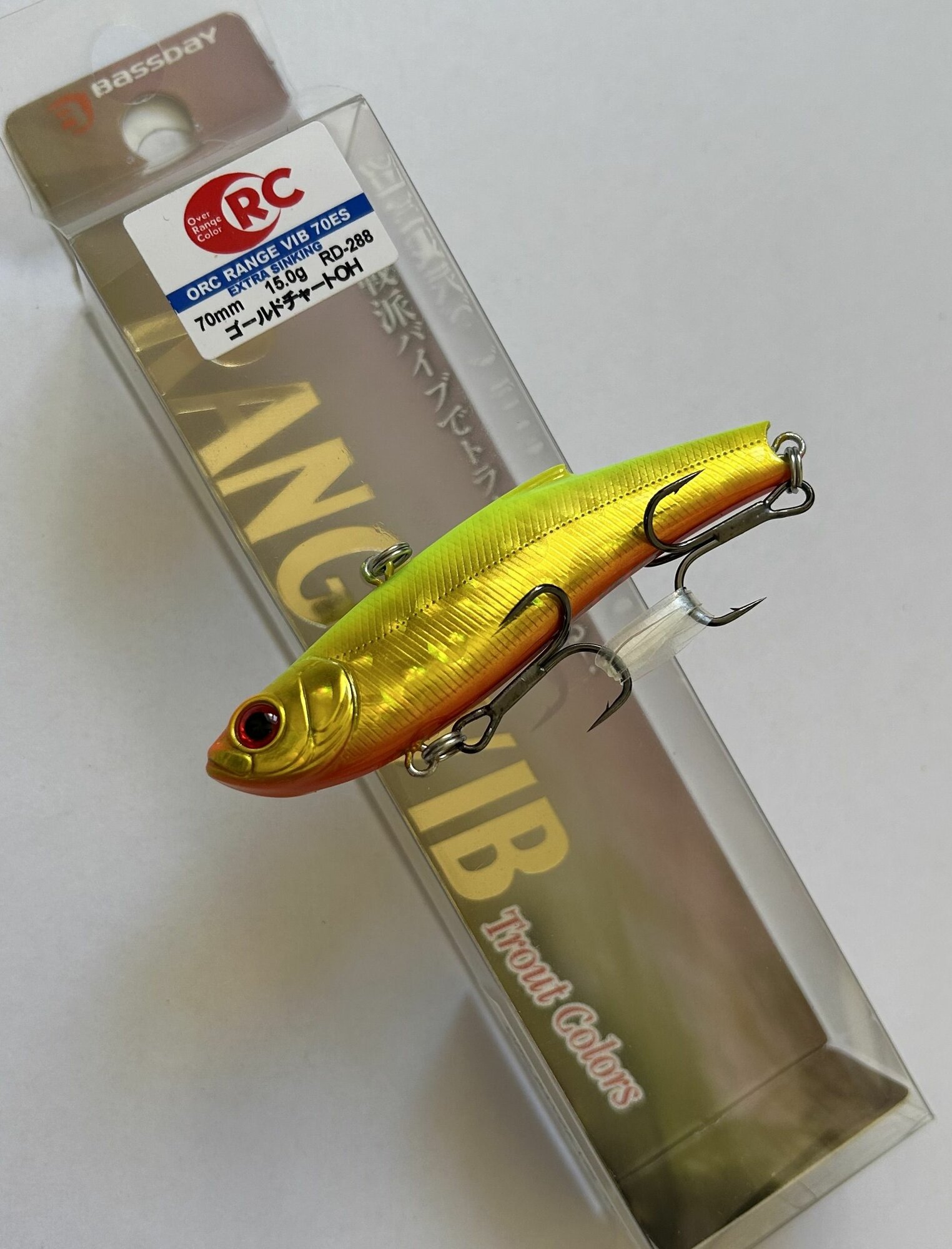 Раттлин Bassday Range Vib 70ES Вес 15 g цвет #RD-288 #хищник