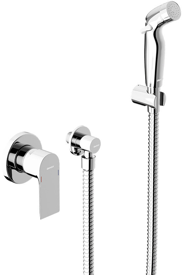 Встраиваемый смеситель для биде Damixa Apollo (477510000) с гигиеническим душем