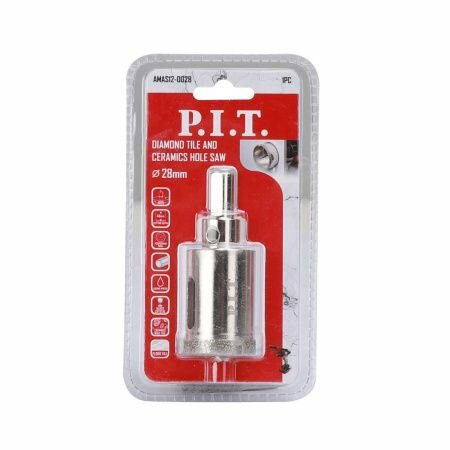 Коронка алмазная по керамике P.I.T. 28x70 мм(AMAS12-0028)