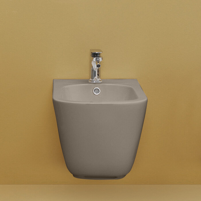 Kerasan Tribeca Биде подвесное 55см, c 1 отв под смеситель креплением WB9N цвет: Nocciola 512581