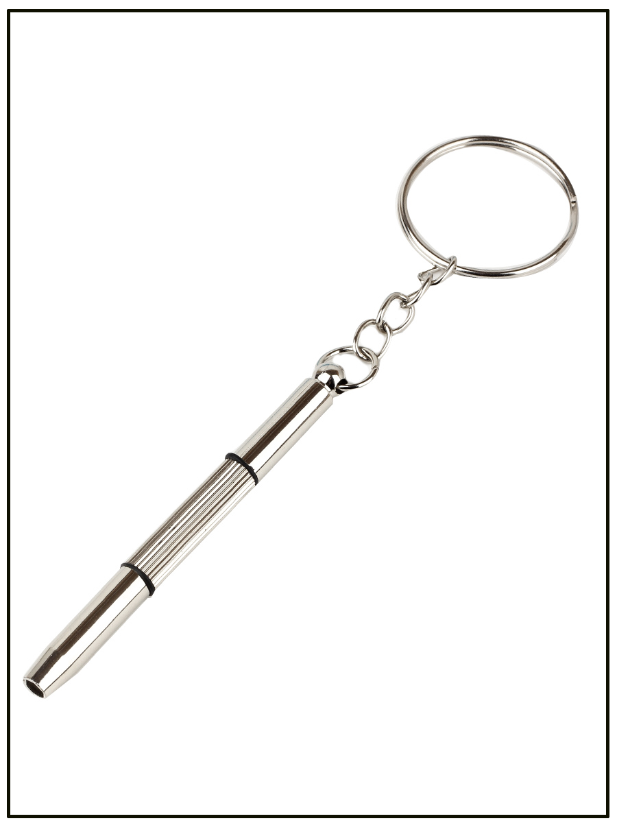 Отвертка для очков серебристая ASK 1 металлическая брелок