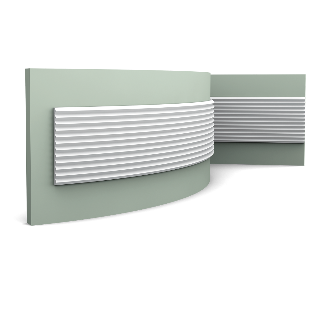 Декоративная Панель Гибкая Orac Decor W108F Д200хВ25хШ1.8 см Лепнина из Полиуретана / Орак Декор.