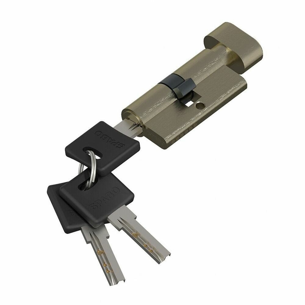 Дверной Цилиндр Bravo Bravo AРF-60-30/30 AB Бронза для Межкомнатных Дверей / Браво.