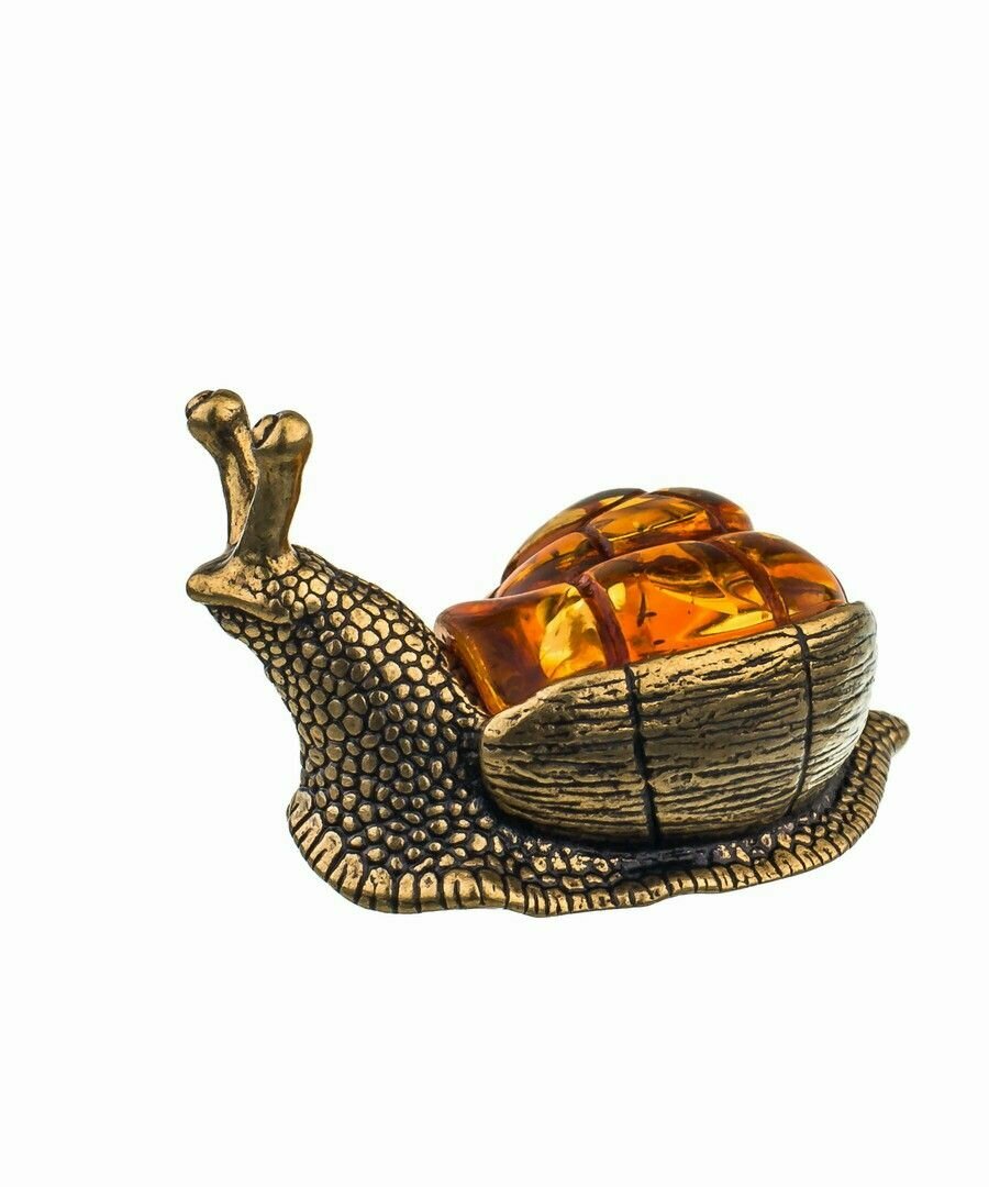 Улитка с домиком, коньячный 650