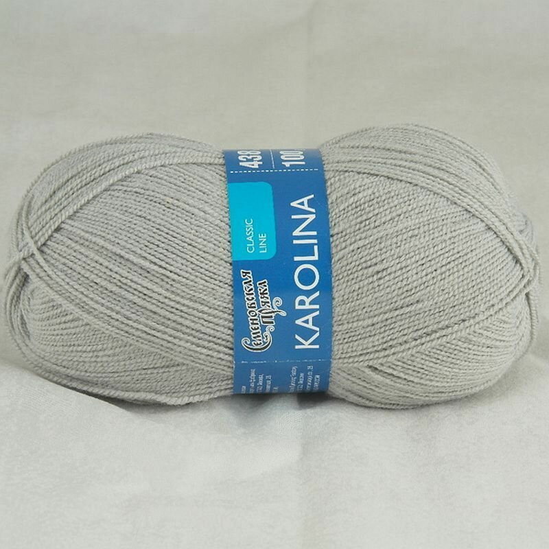 Пряжа Московская шерстопрядильная фабрика Каролина (Karolina) МШФ, перлам_NEW - 11200, 100% акрил, 5 мотков, 100 г, 435 м.