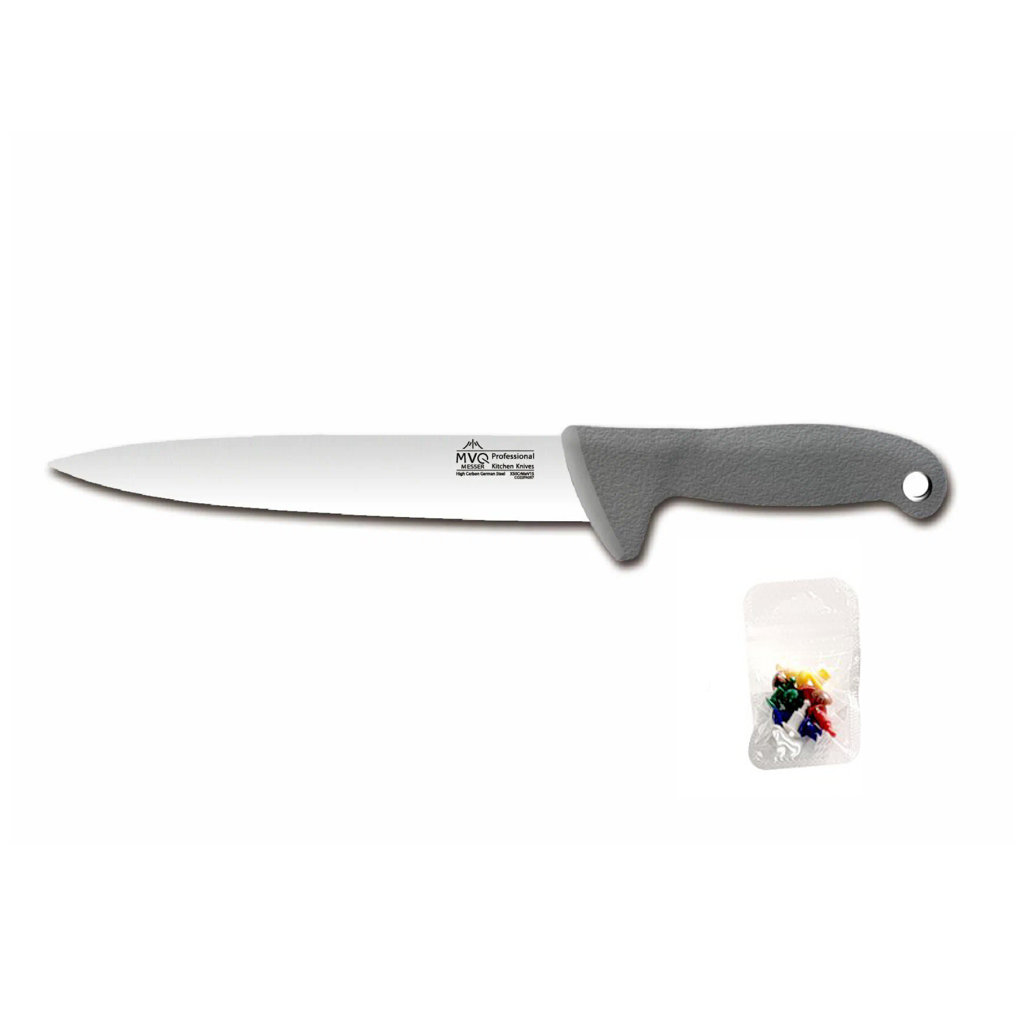 Нож для нарезки универсальный PROFI COLOR MVQ MESSER 25 СМ, 375x250x30 мм