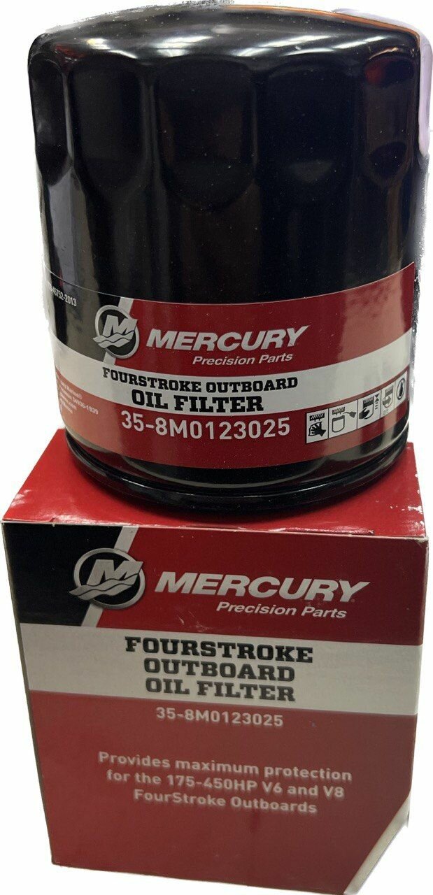 Фильтр масляный для MERCURY V6/V8 175-300л. с. 4-Stroke 3.4L/4.6L (Quicksilver)