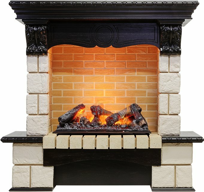 Dimplex Каминокомплект Pierre Luxe - Венге / Шампань (Высота 1035мм) с очагом Cassette 600 NH