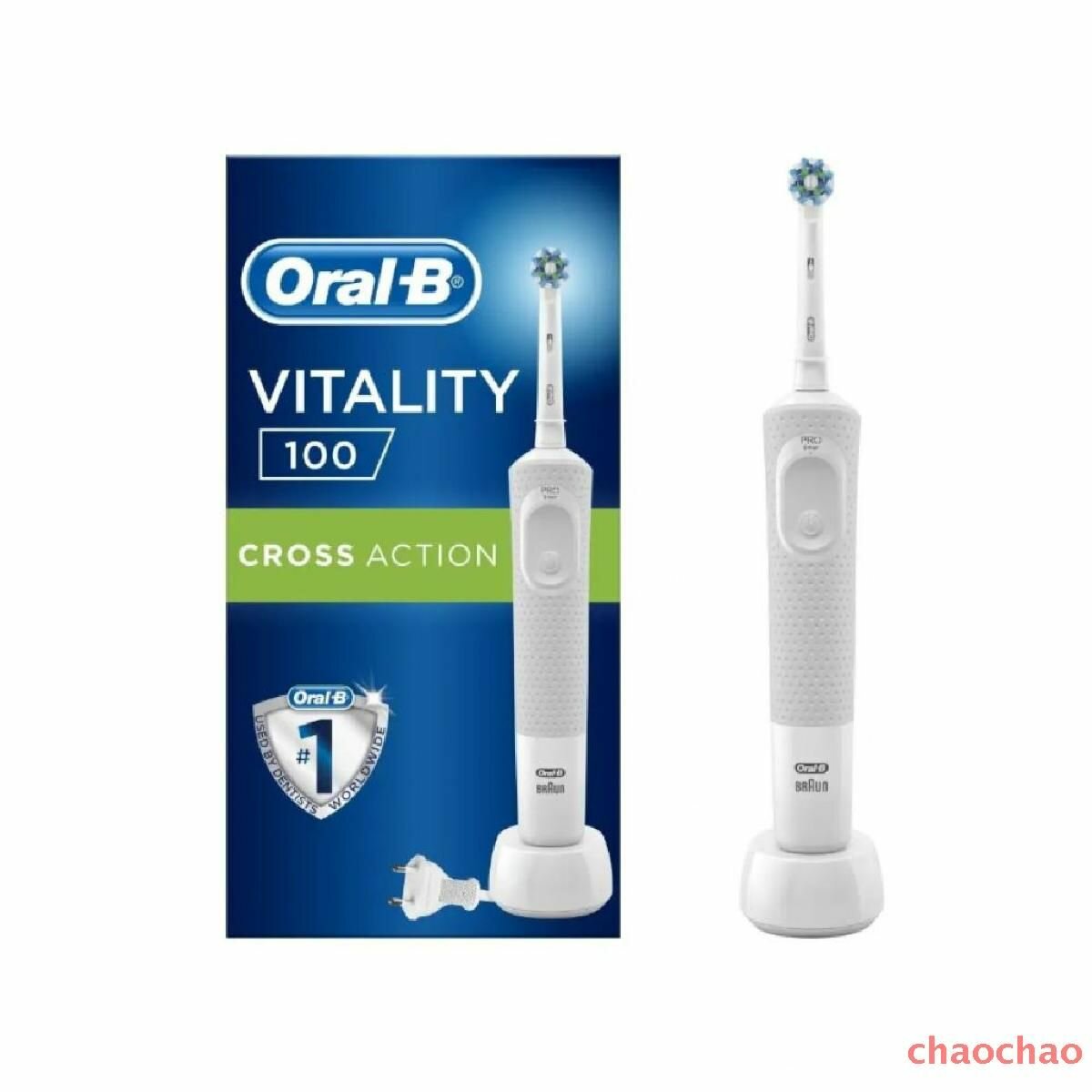 Электрическая зубная щетка Oral-B Vitality 100 Hangable Box Белый D100.413.1 chaochao