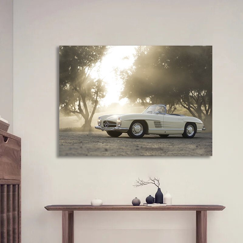 Картина мерседес / машина, картины для интерьера / мальчику, 40х60 см.