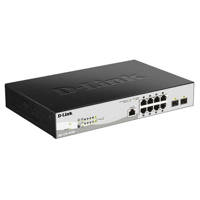Коммутатор D-Link DGS-1210-10P/ ME 8x RJ-45 PoE (DGS-1210-10P/ ME/ B1A) (DGS-1210-10P/ME/B1A)