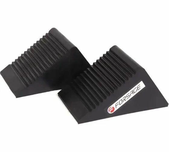 Башмак противооткатный резиновый (длина - 130мм, ширина - 80мм, высота - 65мм), к-т 2шт FORSAGE