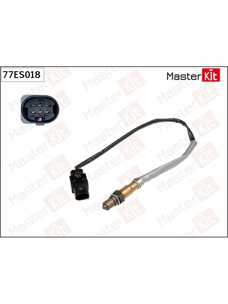 Датчик кислорода (лямбда-зонд) MasterKit 77ES018 для а/м ALFA ROMEO 156, RENAULT Master, Volkswagen Passat