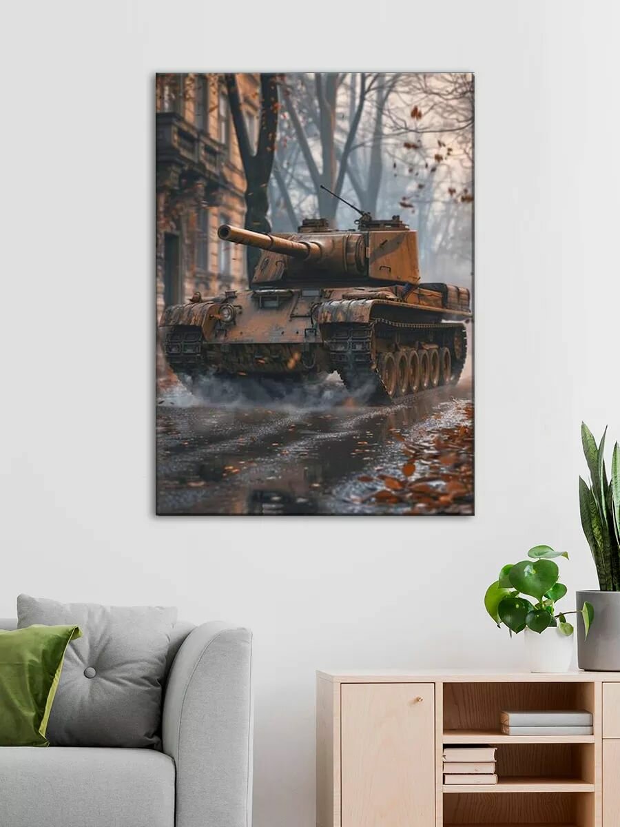 Картина на стену "Танки", 50x70 см