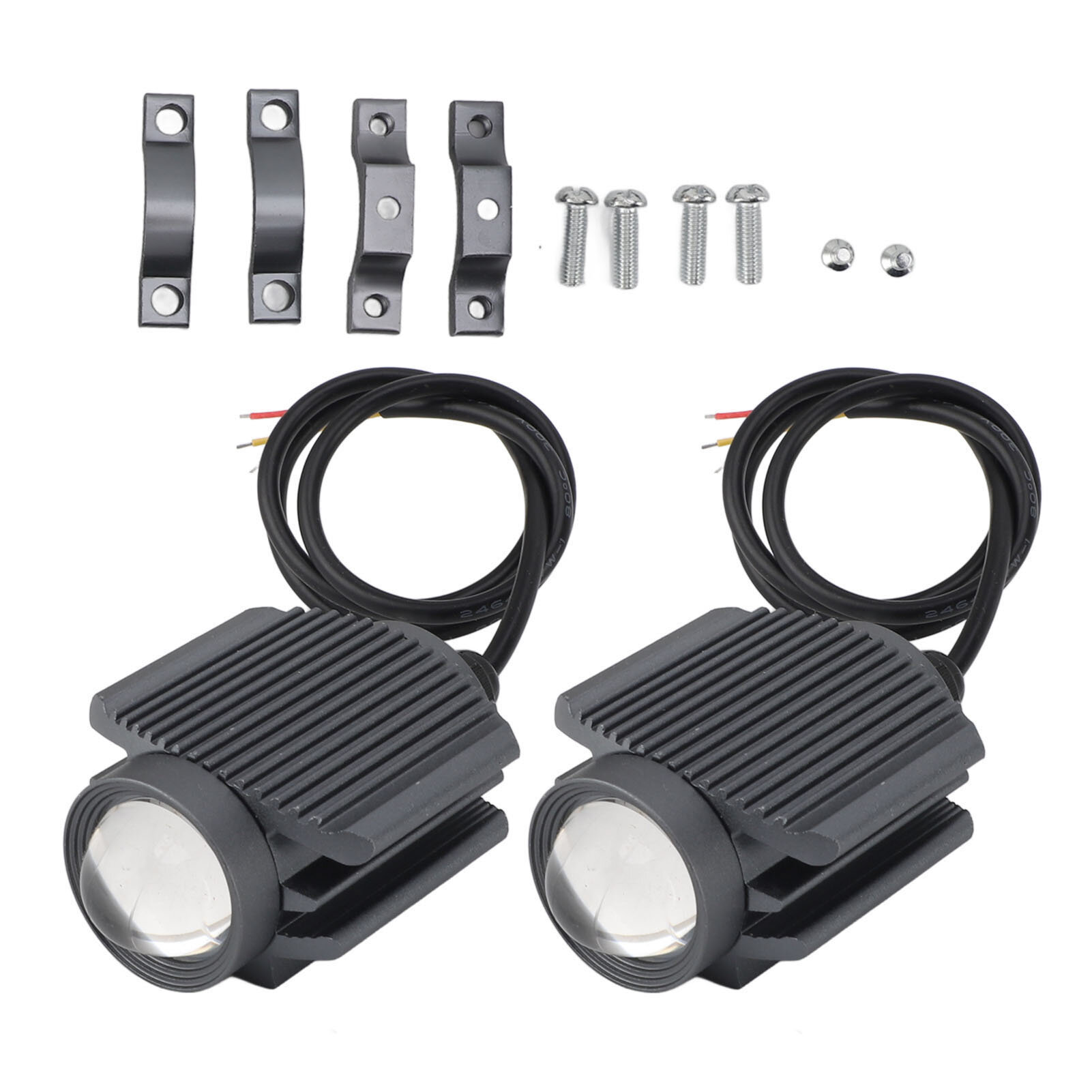 2 шт. LED фары для мотоцикла IP67 водонепроницаемые дальний/ближний свет 12-80V