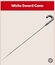 Игрушечный код ROB White Sword Cane для фокусов и кардистри, коллекционная карто...