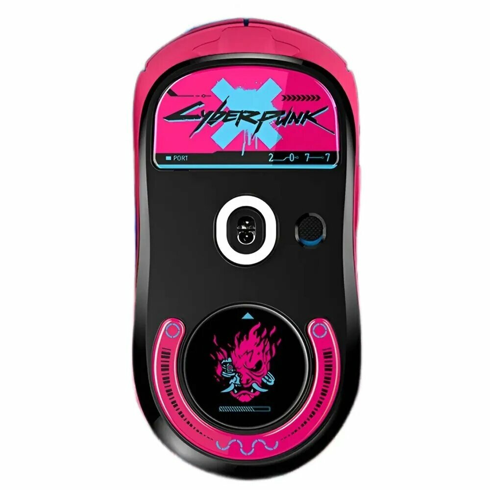 Стеклянные Глайды для Logitech G Pro X Superlight/ Ножки для игровой мыши / Cyberpunk