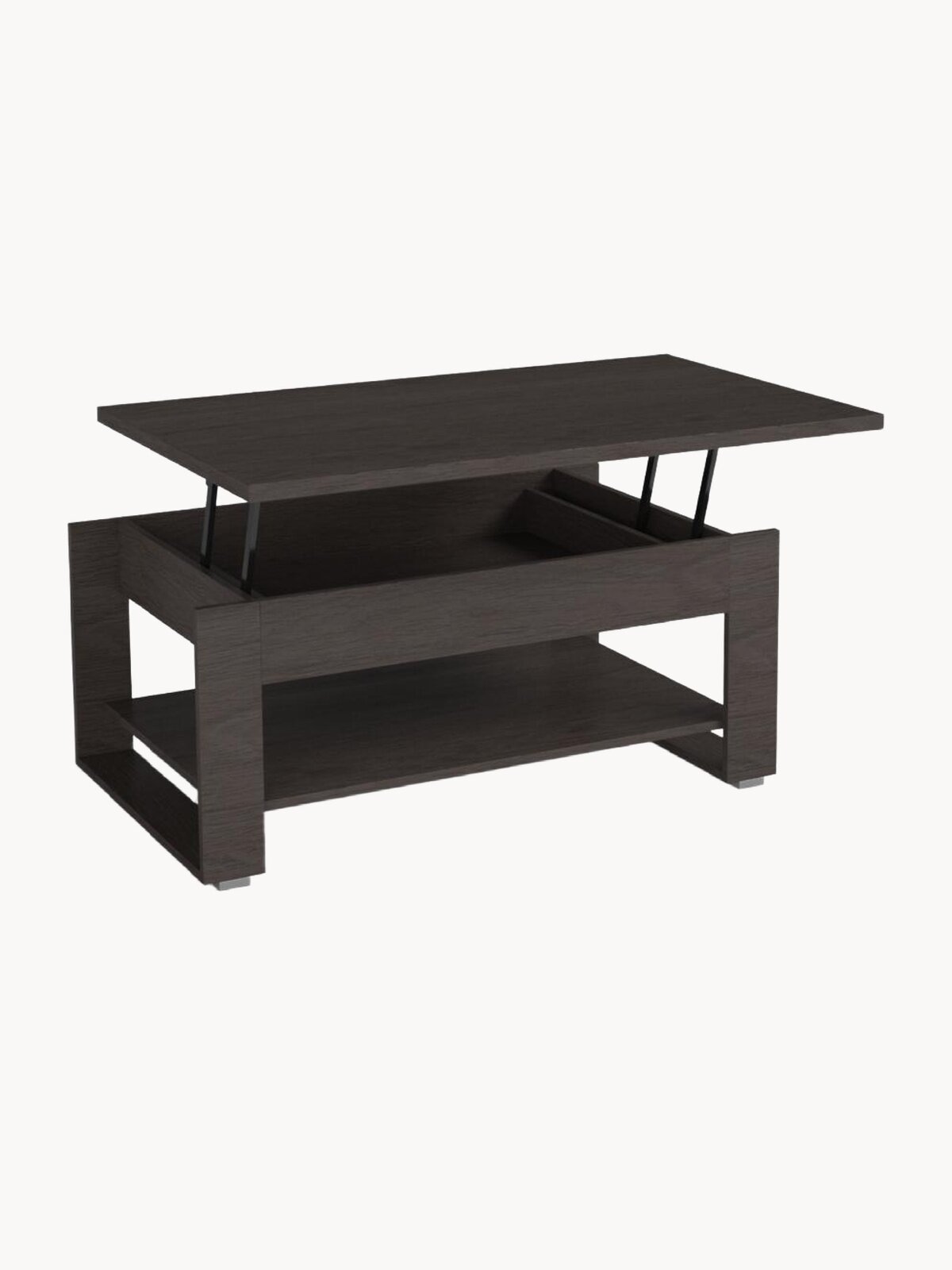 Журнальный стол-трансформер LUX New с полкой, цвет венге, 103х63х48 см