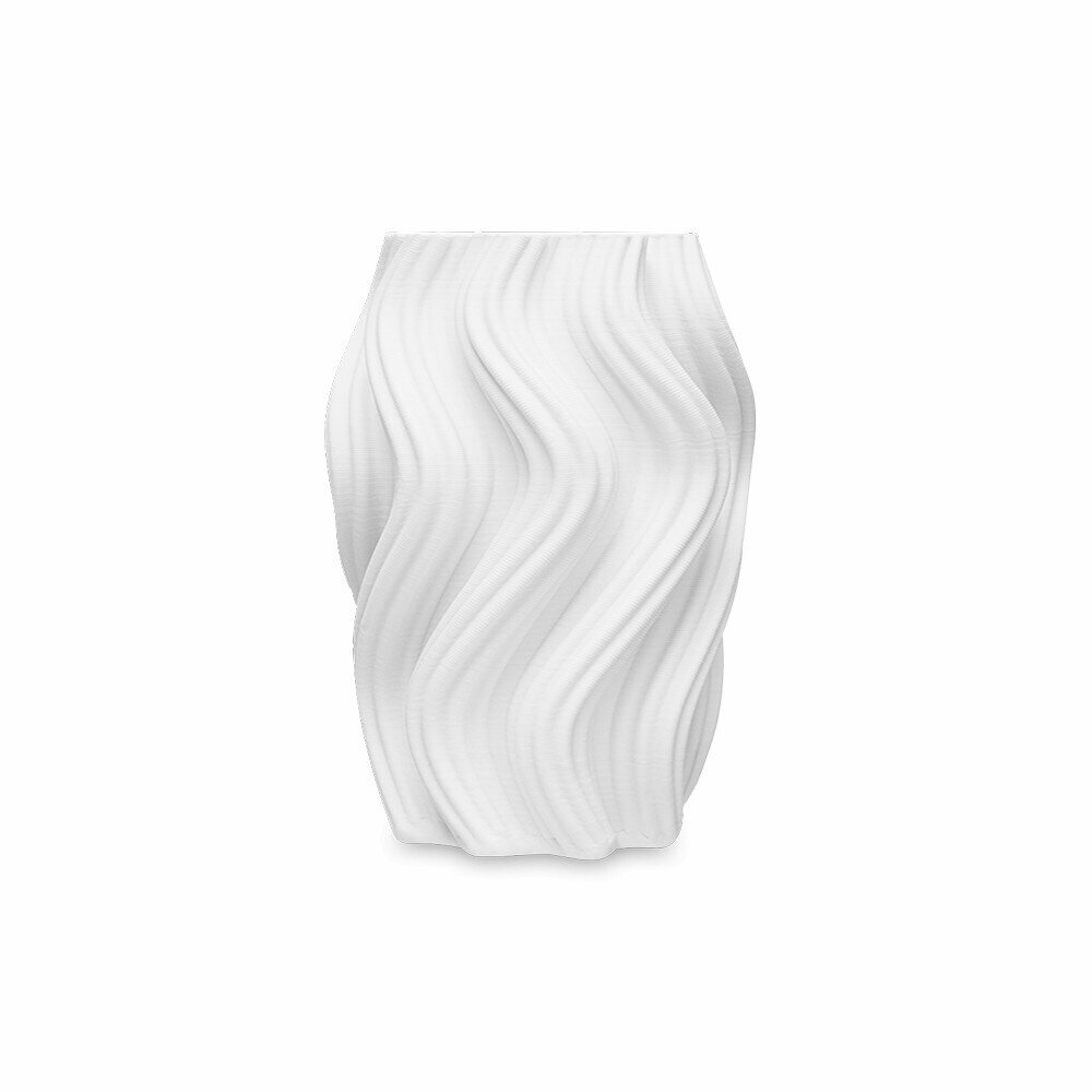 Ваза настольная Волнение, 29 см, керамика, белый DDT-ZC21010-S Vases