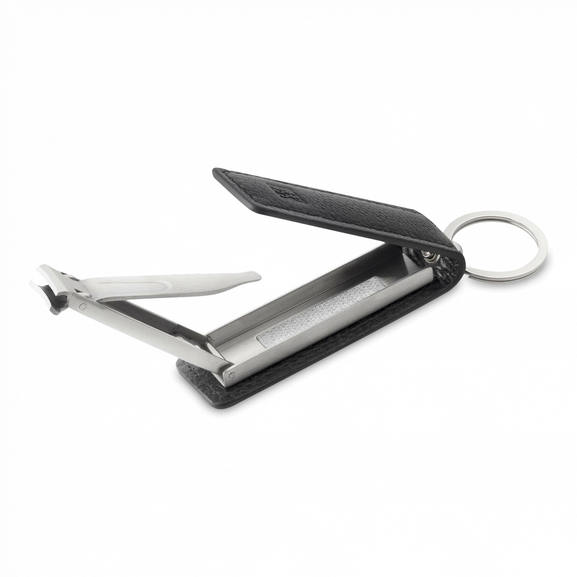 Щипчики для ногтей с брелком, черный 42445-000-4 Beauty Premium