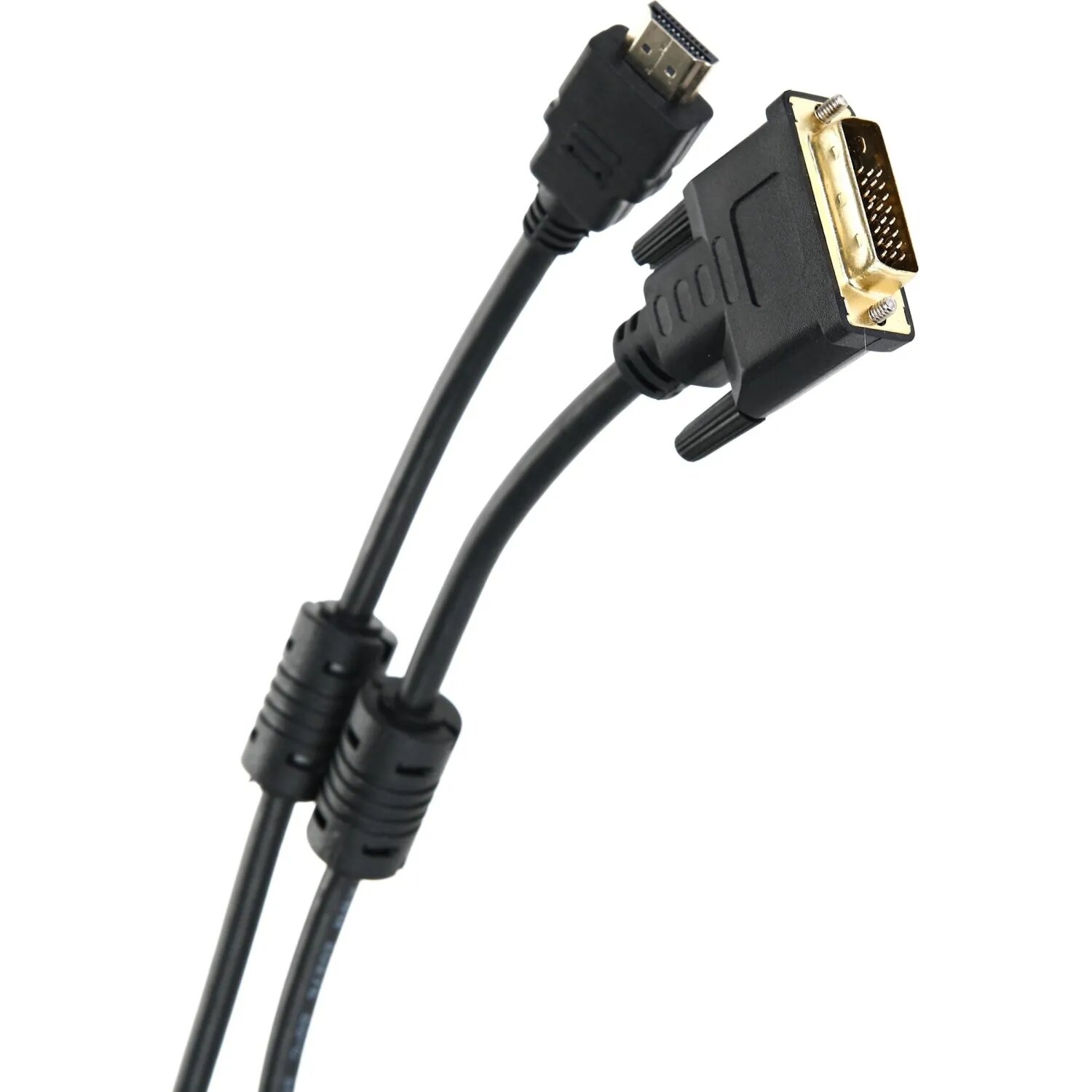 Кабель HDMI to DVI-D (19M -25M) 2м, 2 фильтра TV-COM 