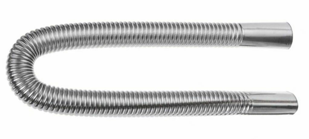 Гофра выхлопная (металлорукав) D-24мм 1м для автономного дизельного воздушного отопителя