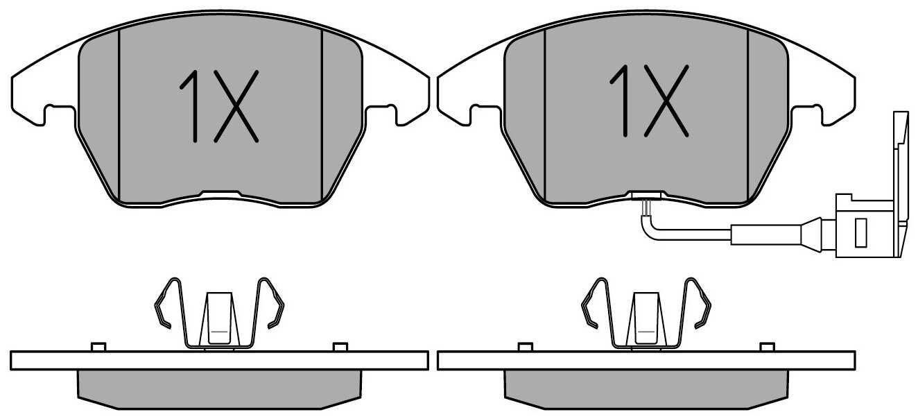 Колодки AUDI A3/VW GOLF V, TOURAN/SKODA OCTAVIA WVA23587 Meyle арт. 025 235 8720/W