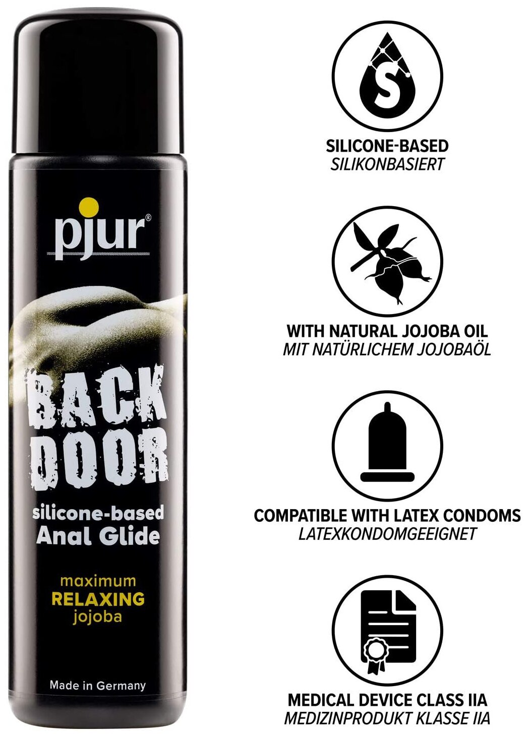 Pjur Back Door Relaxing Anal Glide 100 мл — купить в интернет магазине