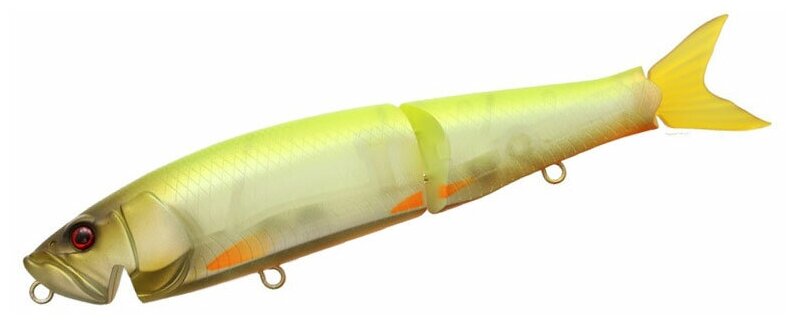 Воблер Issei G.C. Huss Flat 180мм 56г, цвет 62, плавающий, заглубление 0.5-0.8м, на щуку, судака, жереха, окуня