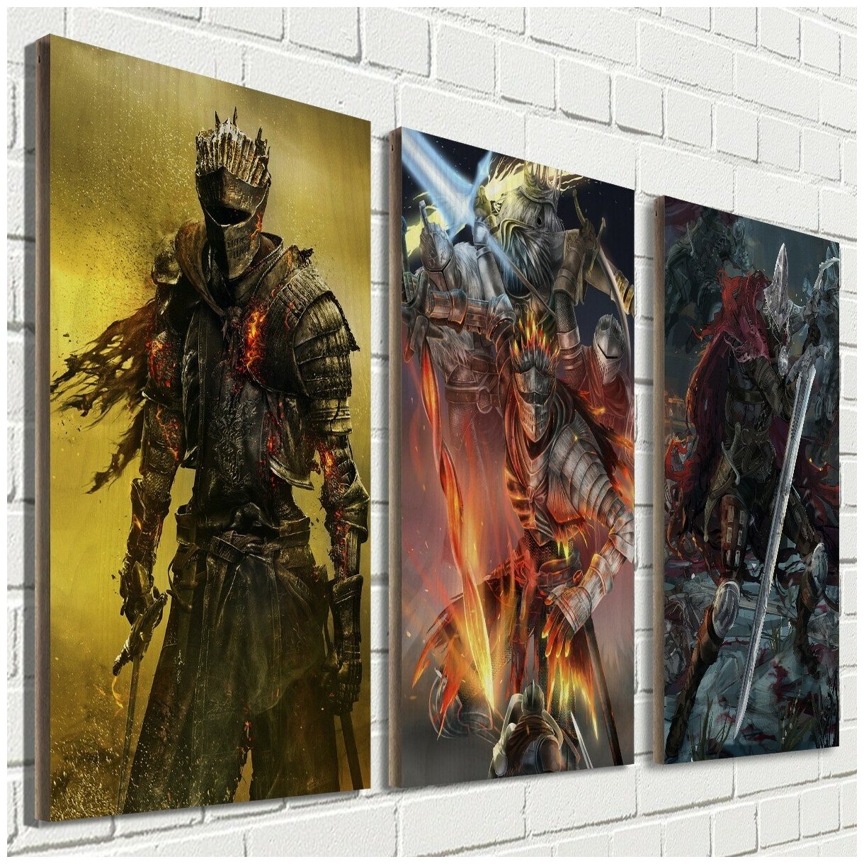 Модульная картина Игра Dark Souls (Тёмные души, хардкор, ps4, ps5, PC) - 1019