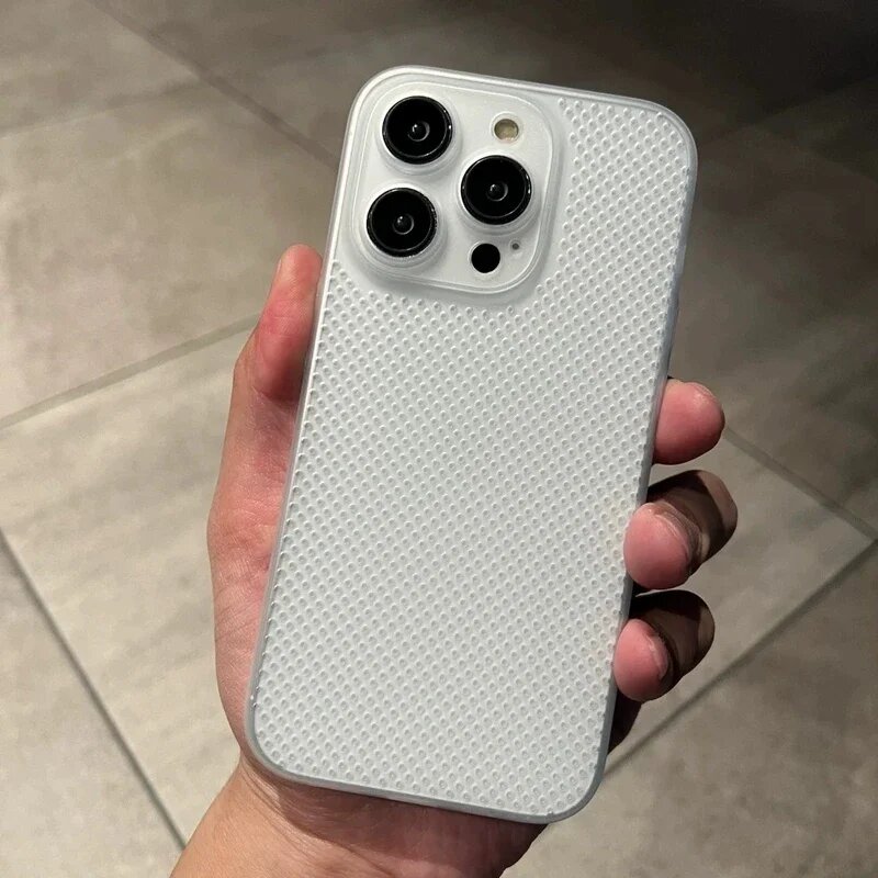 Роскошный мягкий чехол для телефона с рассеиванием тепла для IPhone 11 Белый, белый, For iPhone 14